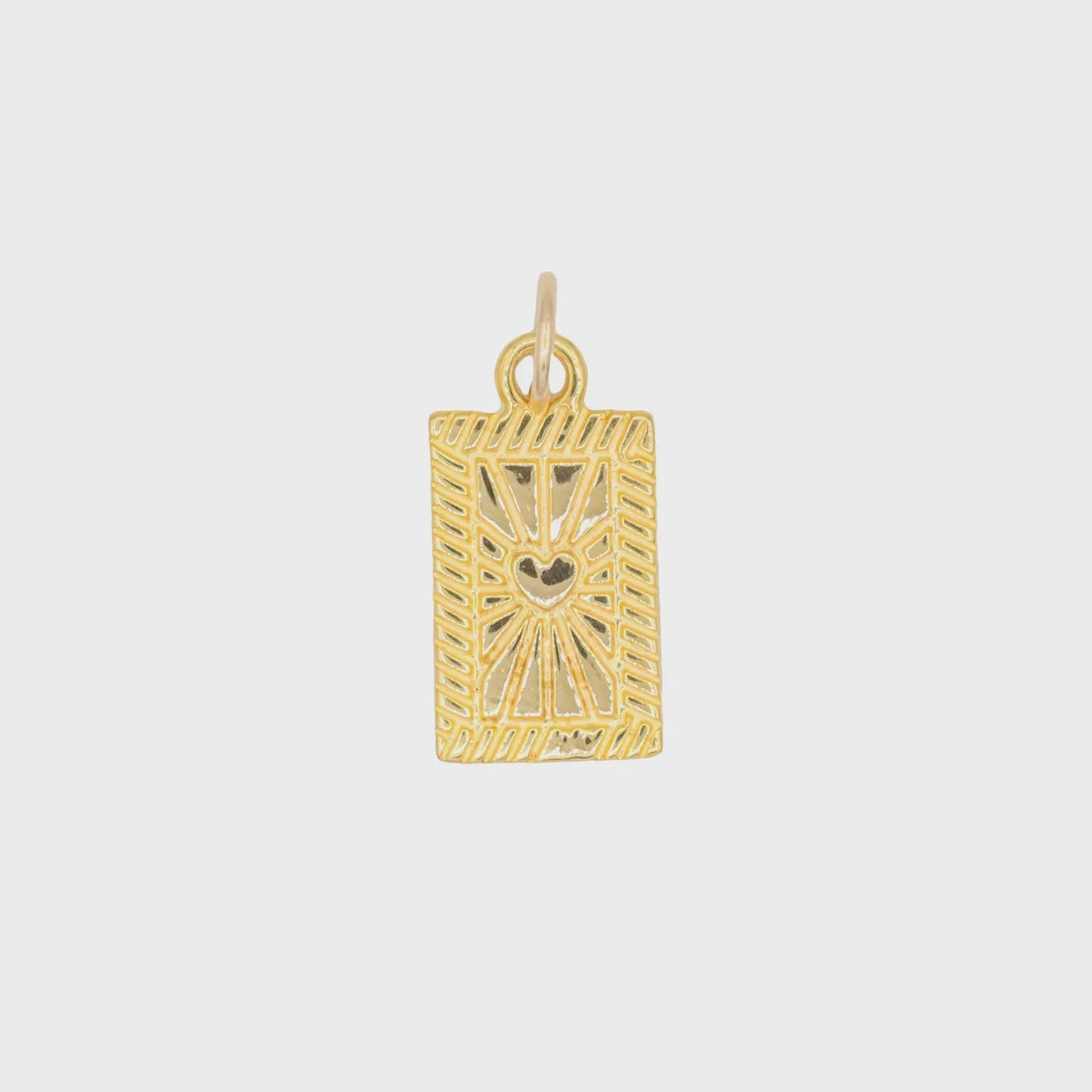 Gold Vermeil Charm – Evil Eye, Tiger or Heart Pendant – Earthly Abundance